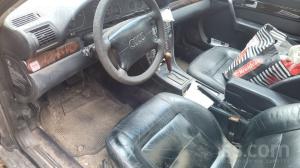 Black Audi A6 1995 in Riga, with an engine capacity of 2.50 L and mileage of 500 thousand km for 500 €, photo 3 on AUTOMOTO.COM.LV