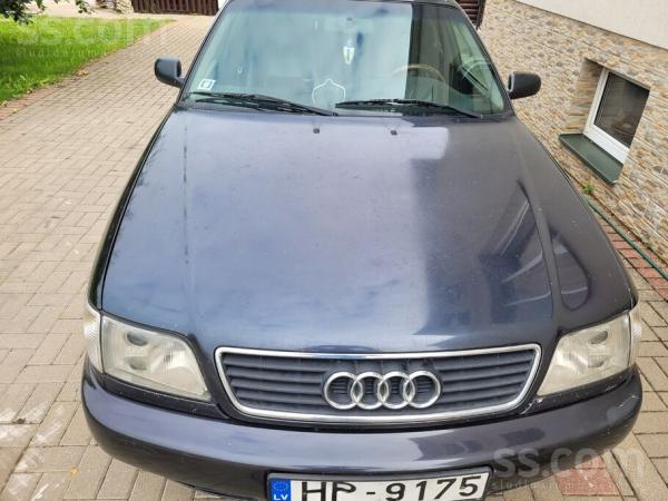 Black Audi A6 1996 in Rezekne, with an engine capacity of 2.50 L and mileage of 400 thousand km for 1900 €, photo 1 on AUTOMOTO.COM.LV