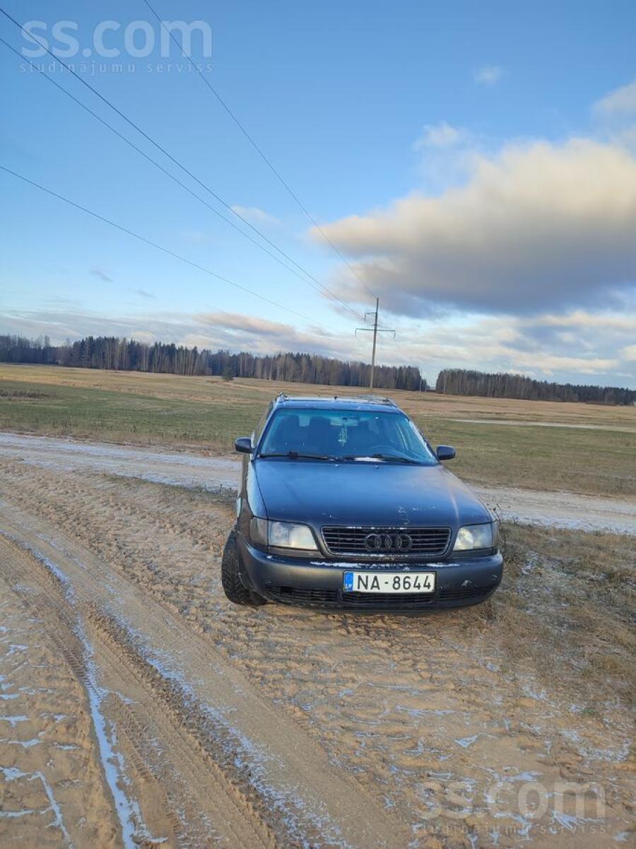 Black Audi A6 1996 in Preili, with an engine capacity of 2.50 L and mileage of 590 thousand km for 2700 €, photo 1 on AUTOMOTO.COM.LV