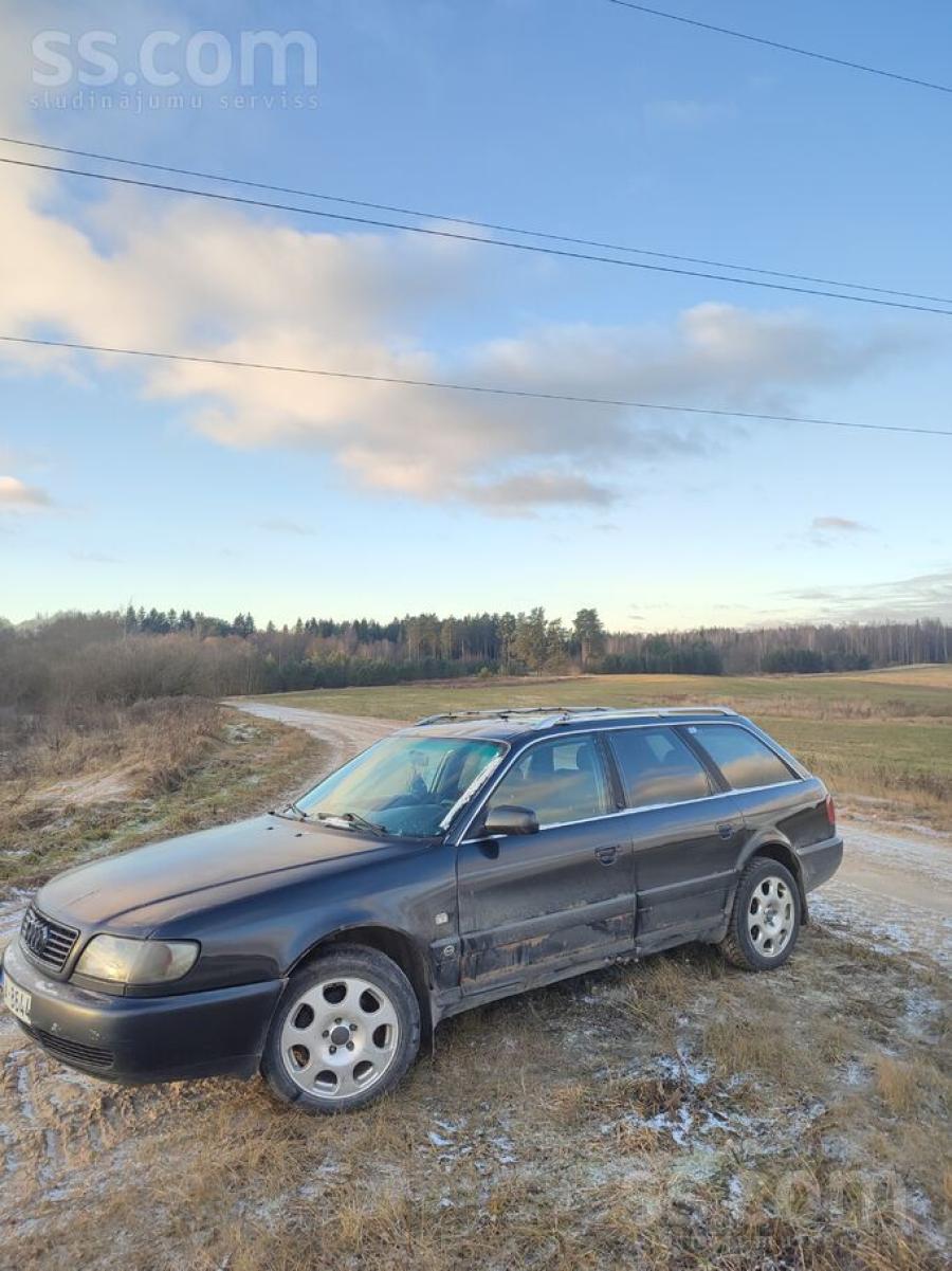 Black Audi A6 1996 in Preili, with an engine capacity of 2.50 L and mileage of 590 thousand km for 2700 €, photo 6 on AUTOMOTO.COM.LV