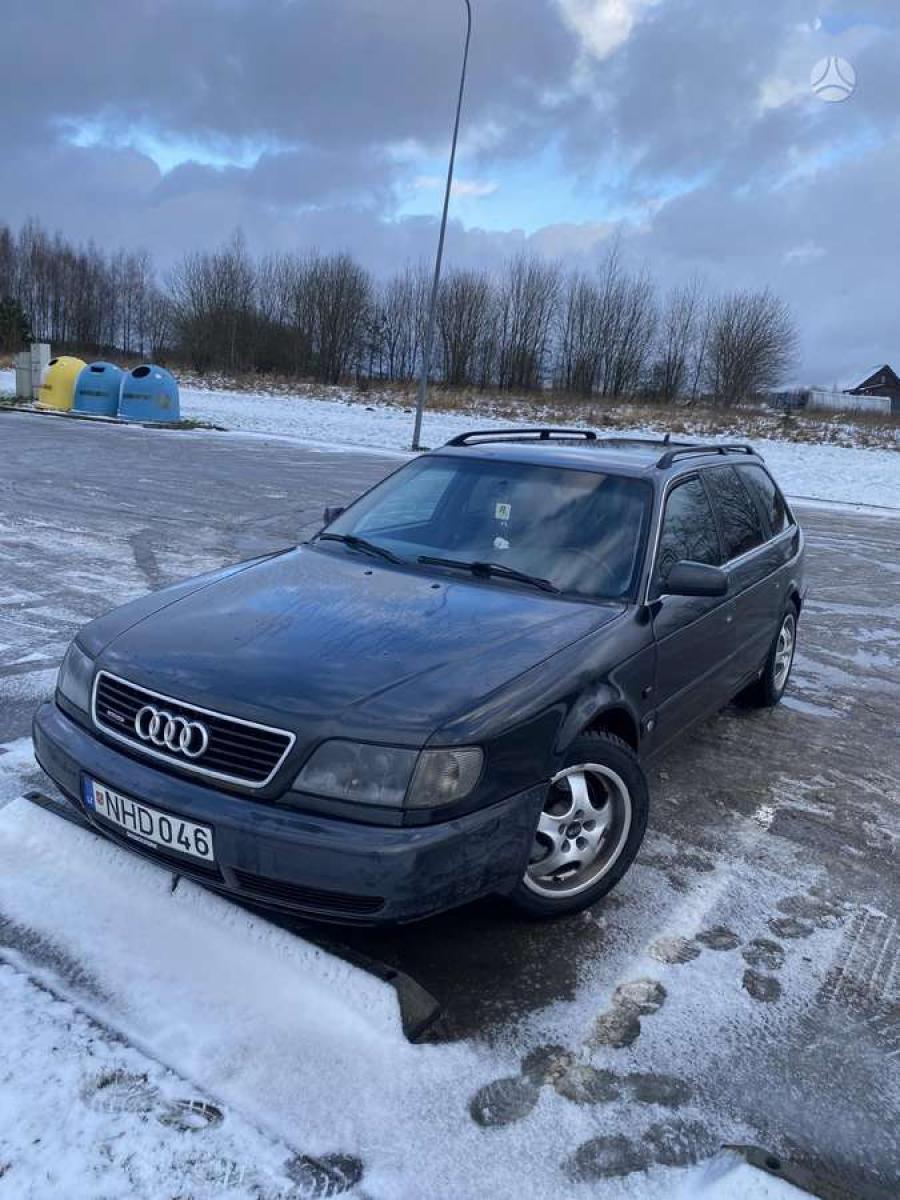 Black Audi A6 1996 in Vilnius, with an engine capacity of 2.50 L and mileage of 406 thousand km for 2000 €, photo 1 on AUTOMOTO.COM.LV