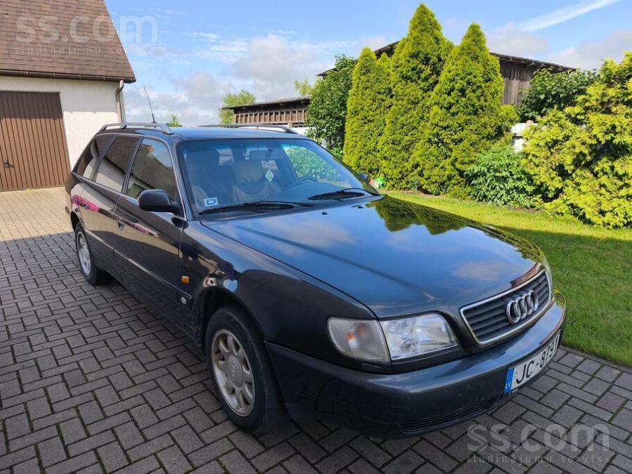 Black Audi A6 1997 in Daugavpils, with an engine capacity of 2.50 L and mileage of 336 thousand km for 1700 €, photo 2 on AUTOMOTO.COM.LV