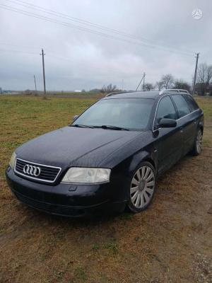 Melns Audi A6 1998 Raseiniai, ar dzinēja tilpumu 2.77 L un nobraukumu 304 tūkst. km par 970 €, foto  vietnē AUTOMOTO.COM.LV