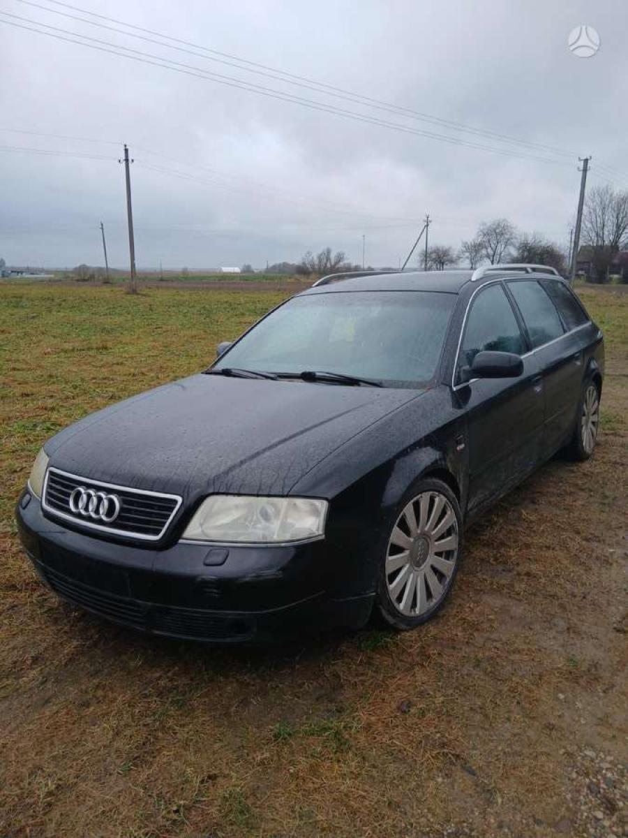 Melns Audi A6 1998 Raseiniai, ar dzinēja tilpumu 2.77 L un nobraukumu 304 tūkst. km par 970 €, foto 1 vietnē AUTOMOTO.COM.LV