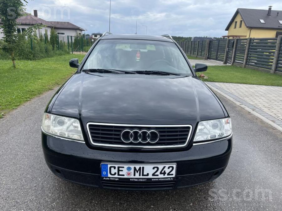 Black Audi A6 1999 in Riga, with an engine capacity of 1.90 L and mileage of 280 thousand km for 2490 €, photo 2 on AUTOMOTO.COM.LV