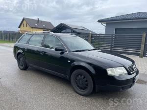 Black Audi A6 1999 in Riga, with an engine capacity of 1.90 L and mileage of 280 thousand km for 2490 €, photo 4 on AUTOMOTO.COM.LV