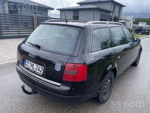 Black Audi A6 1999 in Riga, with an engine capacity of 1.90 L and mileage of 280 thousand km for 2490 €, photo 5 on AUTOMOTO.COM.LV