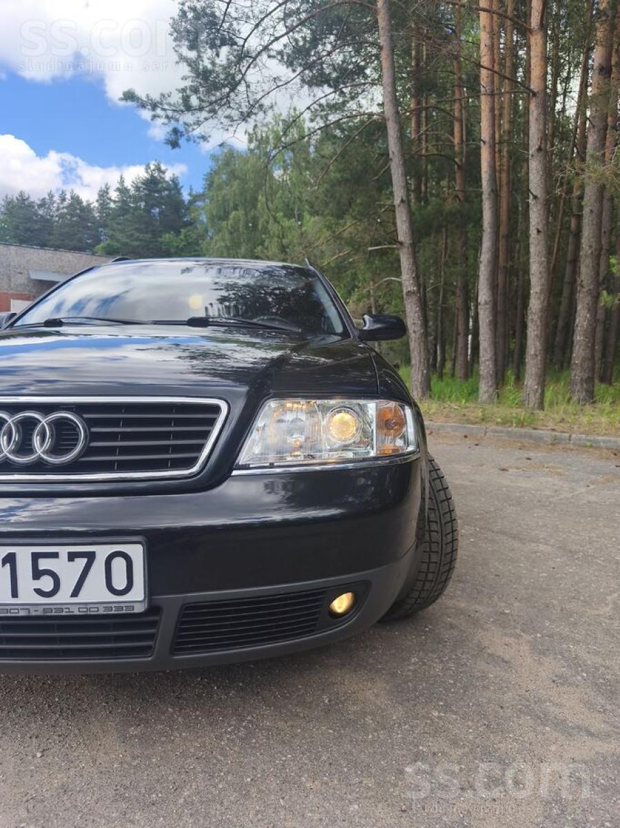 Black Audi A6 1999 in Daugavpils, with an engine capacity of 1.90 L and mileage of 392 thousand km for 3200 €, photo 4 on AUTOMOTO.COM.LV