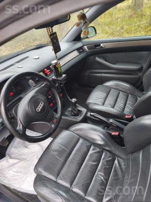 Black Audi A6 1999 in Daugavpils, with an engine capacity of 1.90 L and mileage of 392 thousand km for 3200 €, photo 8 on AUTOMOTO.COM.LV