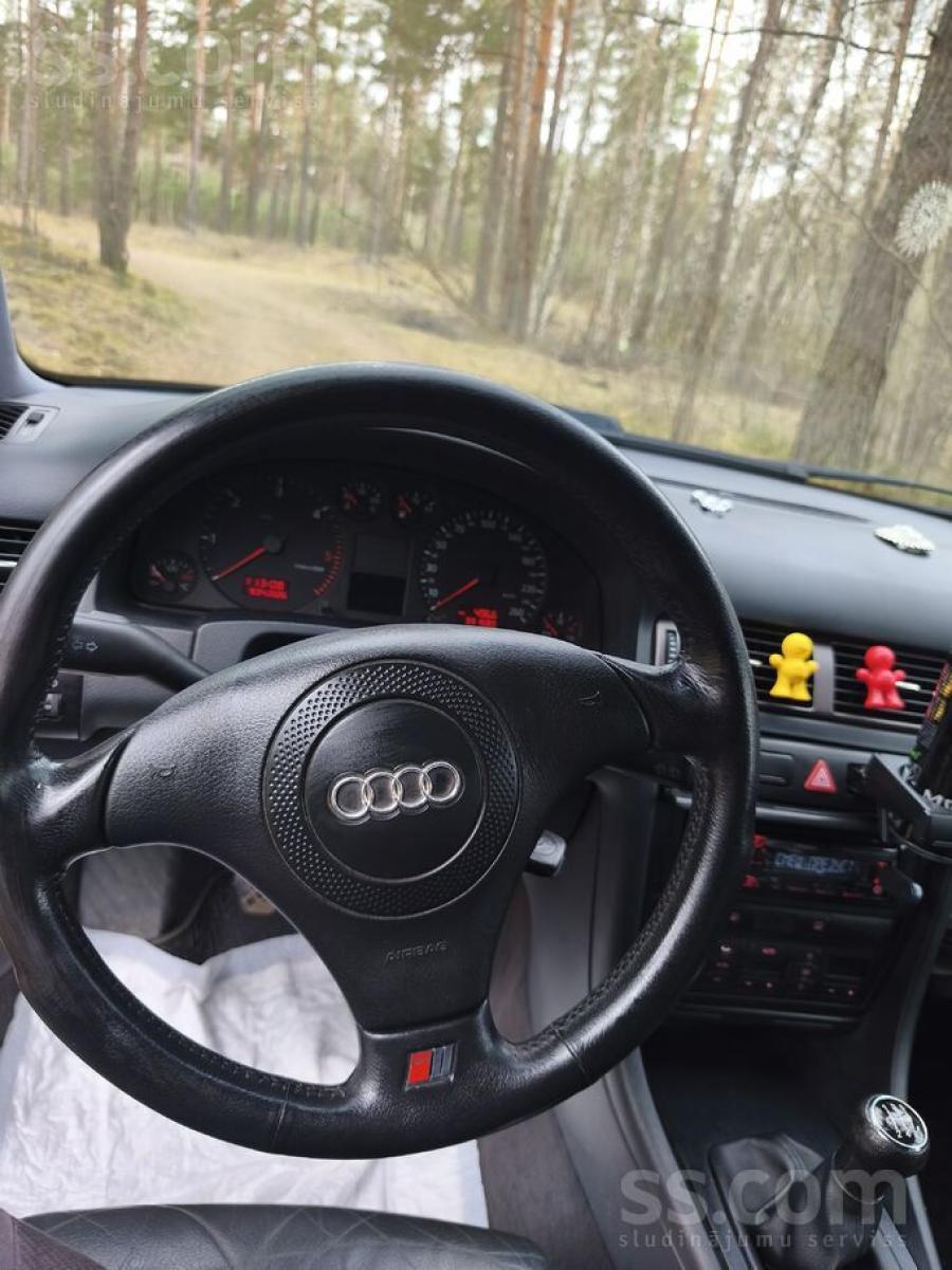 Black Audi A6 1999 in Daugavpils, with an engine capacity of 1.90 L and mileage of 392 thousand km for 3200 €, photo 9 on AUTOMOTO.COM.LV