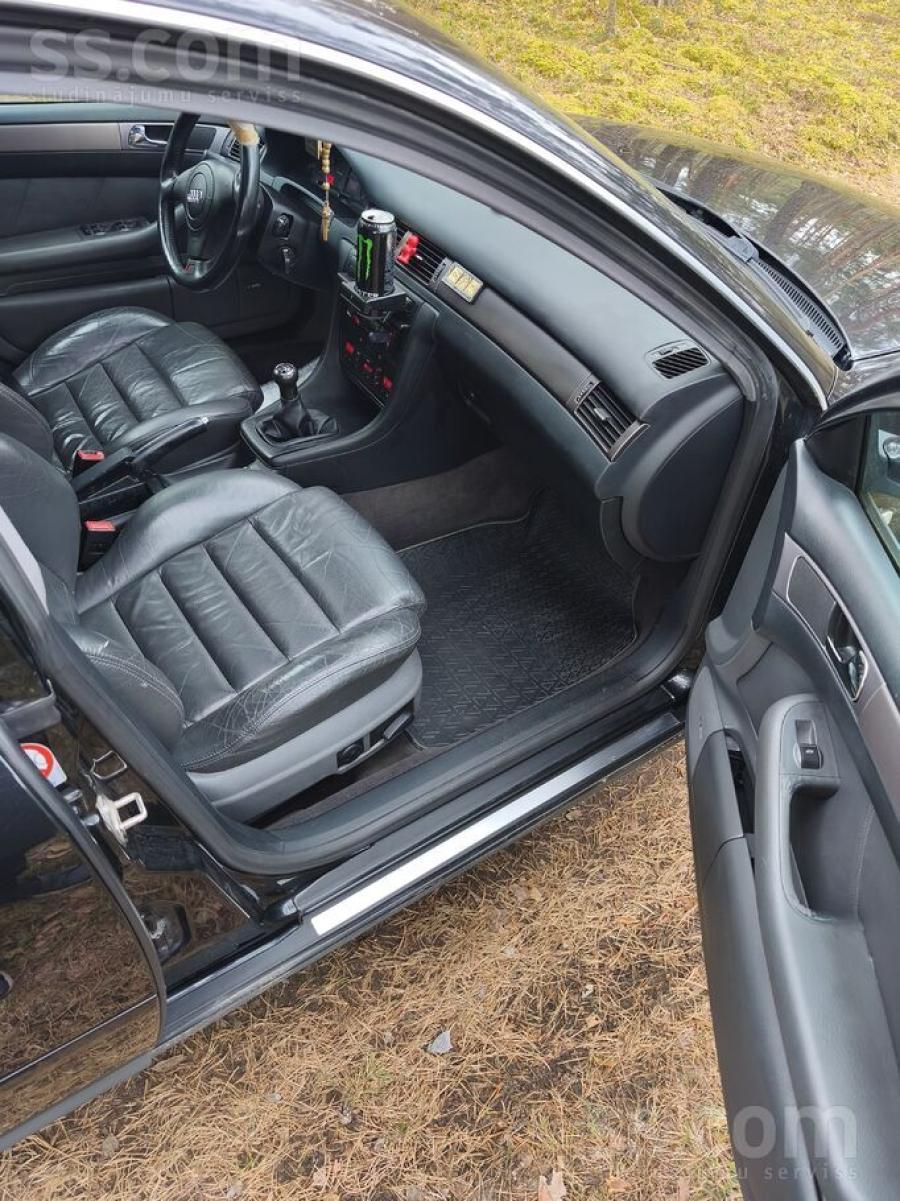Black Audi A6 1999 in Daugavpils, with an engine capacity of 1.90 L and mileage of 392 thousand km for 3200 €, photo 10 on AUTOMOTO.COM.LV