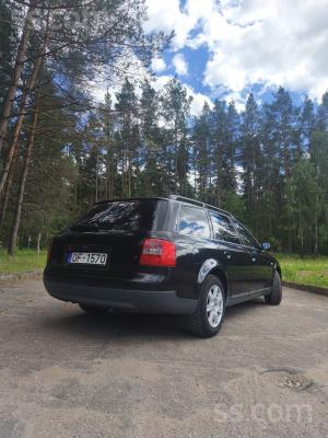 Black Audi A6 1999 in Daugavpils, with an engine capacity of 1.90 L and mileage of 392 thousand km for 3200 €, photo 12 on AUTOMOTO.COM.LV