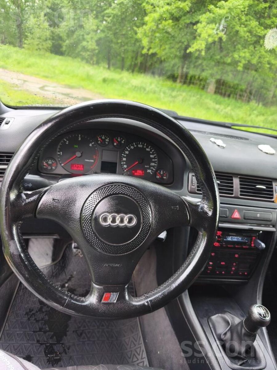 Black Audi A6 1999 in Daugavpils, with an engine capacity of 1.90 L and mileage of 392 thousand km for 3200 €, photo 18 on AUTOMOTO.COM.LV