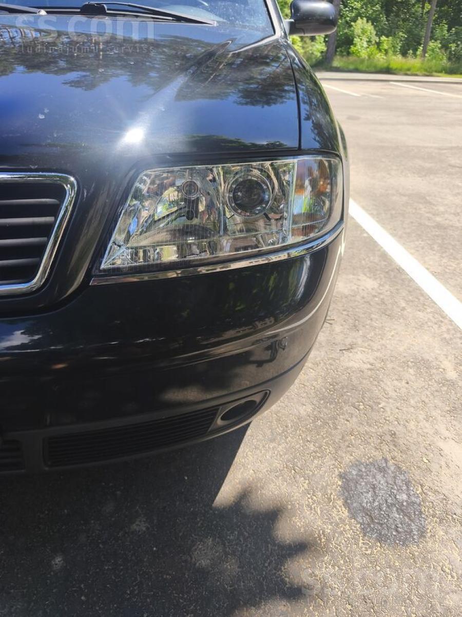 Black Audi A6 1999 in Daugavpils, with an engine capacity of 1.90 L and mileage of 392 thousand km for 3200 €, photo 22 on AUTOMOTO.COM.LV