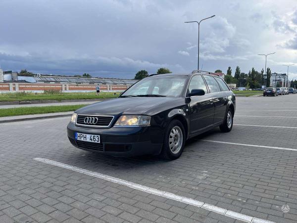 Black Audi A6 1999 in Kaunas, with an engine capacity of 1.90 L and mileage of 360 thousand km for 1250 €, photo 1 on AUTOMOTO.COM.LV