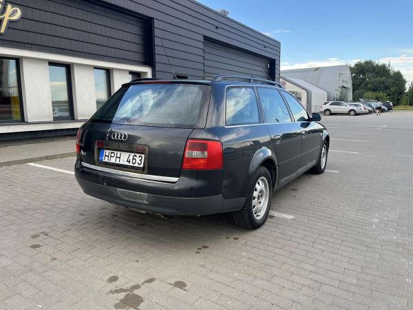 Black Audi A6 1999 in Kaunas, with an engine capacity of 1.90 L and mileage of 360 thousand km for 1250 €, photo 4 on AUTOMOTO.COM.LV