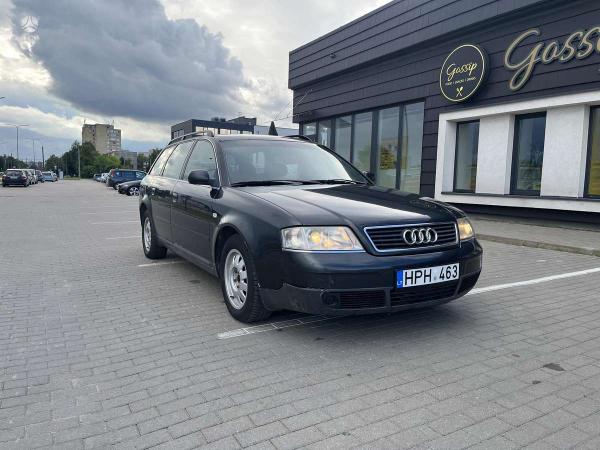 Black Audi A6 1999 in Kaunas, with an engine capacity of 1.90 L and mileage of 360 thousand km for 1250 €, photo 7 on AUTOMOTO.COM.LV