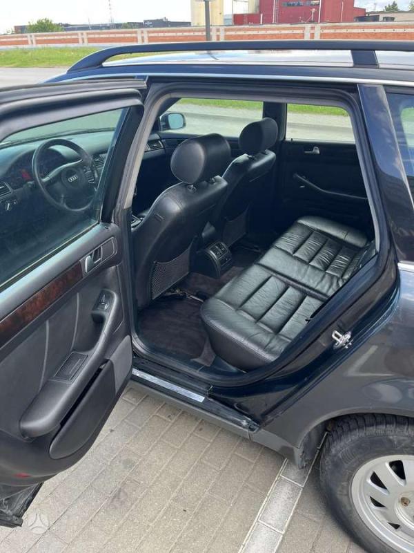 Black Audi A6 1999 in Kaunas, with an engine capacity of 1.90 L and mileage of 360 thousand km for 1250 €, photo 9 on AUTOMOTO.COM.LV