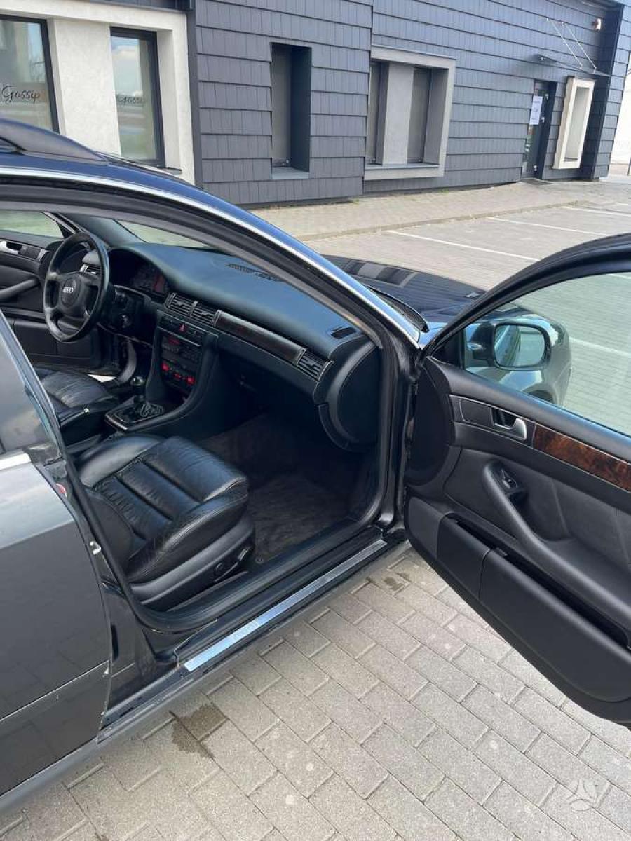 Melns Audi A6 1999 Kauņa, ar dzinēja tilpumu 1.90 L un nobraukumu 360 tūkst. km par 1250 €, foto 13 vietnē AUTOMOTO.COM.LV