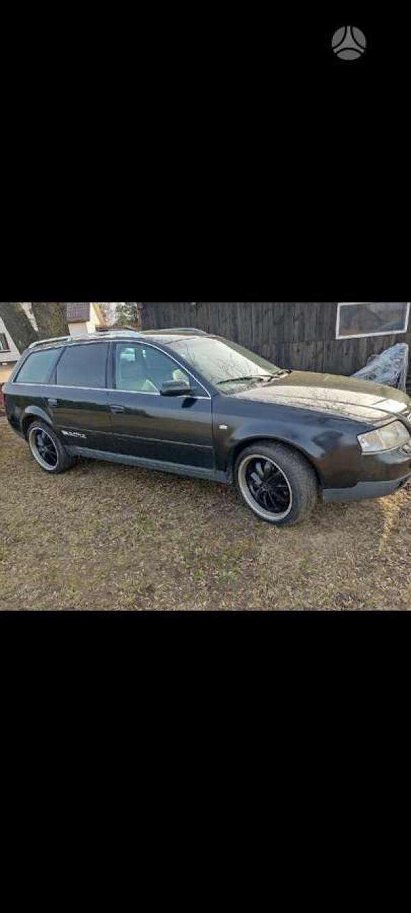 Black Audi A6 2000 in Alytus, with an engine capacity of 2.40 L and mileage of 395 thousand km for 2050 €, photo 2 on AUTOMOTO.COM.LV
