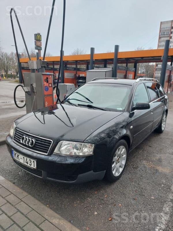 Black Audi A6 2000 in Rezekne, with an engine capacity of 1.90 L and mileage of 390 thousand km for 1500 €, photo 2 on AUTOMOTO.COM.LV
