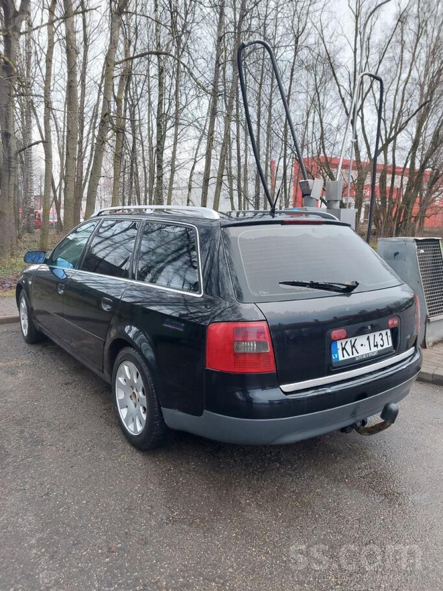 Black Audi A6 2000 in Rezekne, with an engine capacity of 1.90 L and mileage of 390 thousand km for 1500 €, photo 3 on AUTOMOTO.COM.LV