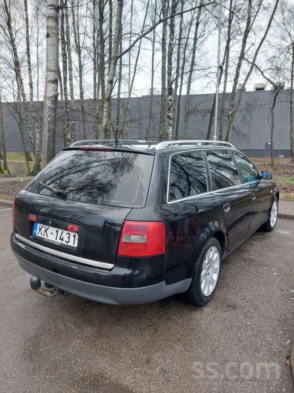 Black Audi A6 2000 in Rezekne, with an engine capacity of 1.90 L and mileage of 390 thousand km for 1500 €, photo 4 on AUTOMOTO.COM.LV