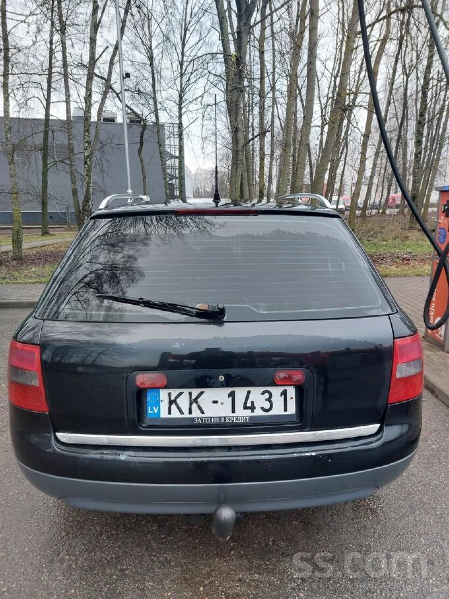 Black Audi A6 2000 in Rezekne, with an engine capacity of 1.90 L and mileage of 390 thousand km for 1500 €, photo 5 on AUTOMOTO.COM.LV