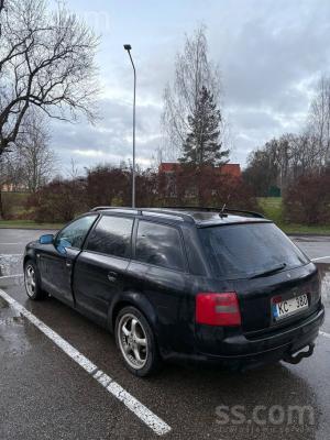 Black Audi A6 2000 in Jekabpils, with an engine capacity of 2.50 L and mileage of 366 thousand km for 1600 €, photo 4 on AUTOMOTO.COM.LV