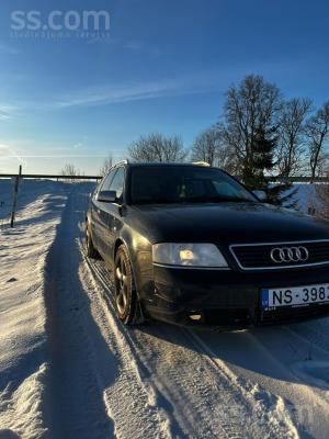 Black Audi A6 2000 in Valka, with an engine capacity of 1.80 L and mileage of 298 thousand km for 1500 €, photo  on AUTOMOTO.COM.LV