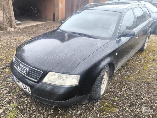Melns Audi A6 2000 Utena, ar dzinēja tilpumu 2.50 L un nobraukumu 303 tūkst. km par 1050 €, foto 1 vietnē AUTOMOTO.COM.LV