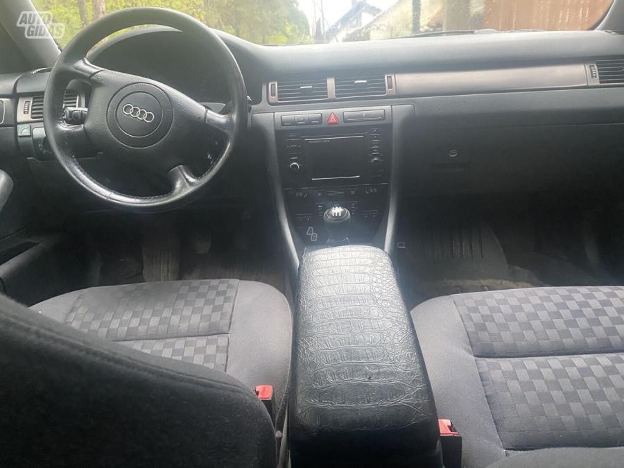 Black Audi A6 2000 in Kaunas, with an engine capacity of 2.40 L and mileage of 270 thousand km for 650 €, photo 14 on AUTOMOTO.COM.LV