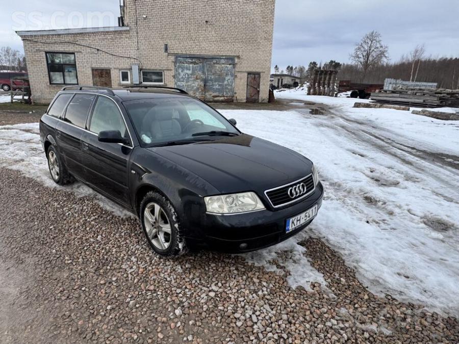 Melns Audi A6 2000 Bauska, ar dzinēja tilpumu 2.50 L un nobraukumu 440 tūkst. km par 900 €, foto 1 vietnē AUTOMOTO.COM.LV