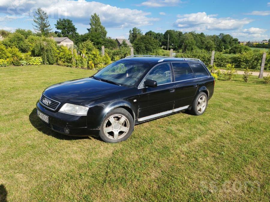 Black Audi A6 2000 in Daugavpils, with an engine capacity of 1.90 L and mileage of 504 thousand km for 2000 €, photo 1 on AUTOMOTO.COM.LV