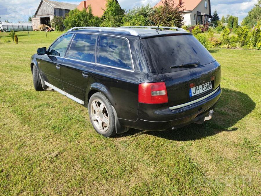 Black Audi A6 2000 in Daugavpils, with an engine capacity of 1.90 L and mileage of 504 thousand km for 2000 €, photo 3 on AUTOMOTO.COM.LV