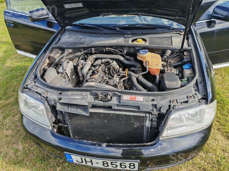 Black Audi A6 2000 in Daugavpils, with an engine capacity of 1.90 L and mileage of 504 thousand km for 2000 €, photo 16 on AUTOMOTO.COM.LV