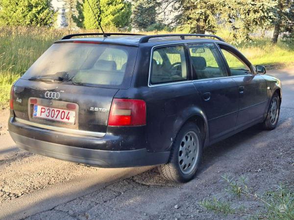 Черный Ауди А6 2000 в Плунге, объемом двигателя 2.50 л и пробегом 342 тыс. км за 650 €, фото 3 на AUTOMOTO.COM.LV