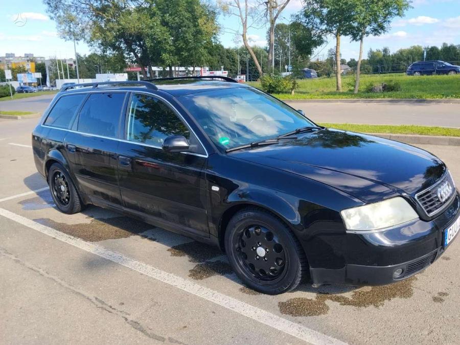 Black Audi A6 2000 in Siauliai, with an engine capacity of 2.50 L and mileage of 311 thousand km for 850 €, photo 3 on AUTOMOTO.COM.LV