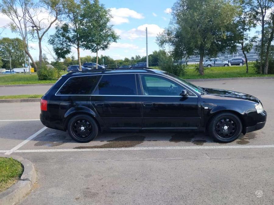 Black Audi A6 2000 in Siauliai, with an engine capacity of 2.50 L and mileage of 311 thousand km for 850 €, photo 5 on AUTOMOTO.COM.LV
