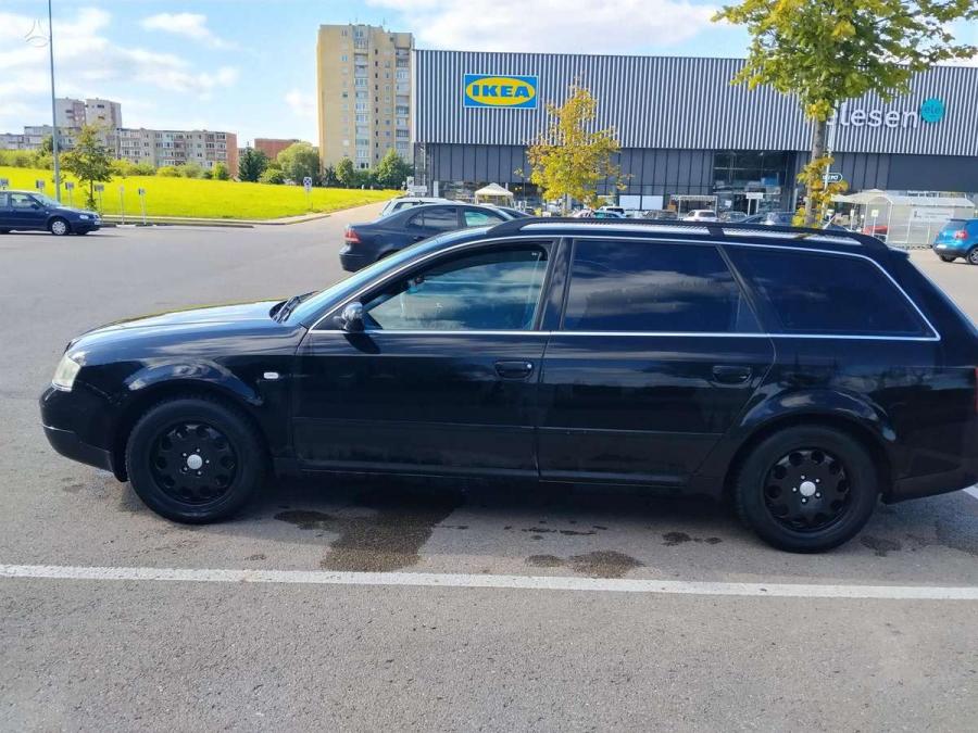 Black Audi A6 2000 in Siauliai, with an engine capacity of 2.50 L and mileage of 311 thousand km for 850 €, photo 8 on AUTOMOTO.COM.LV