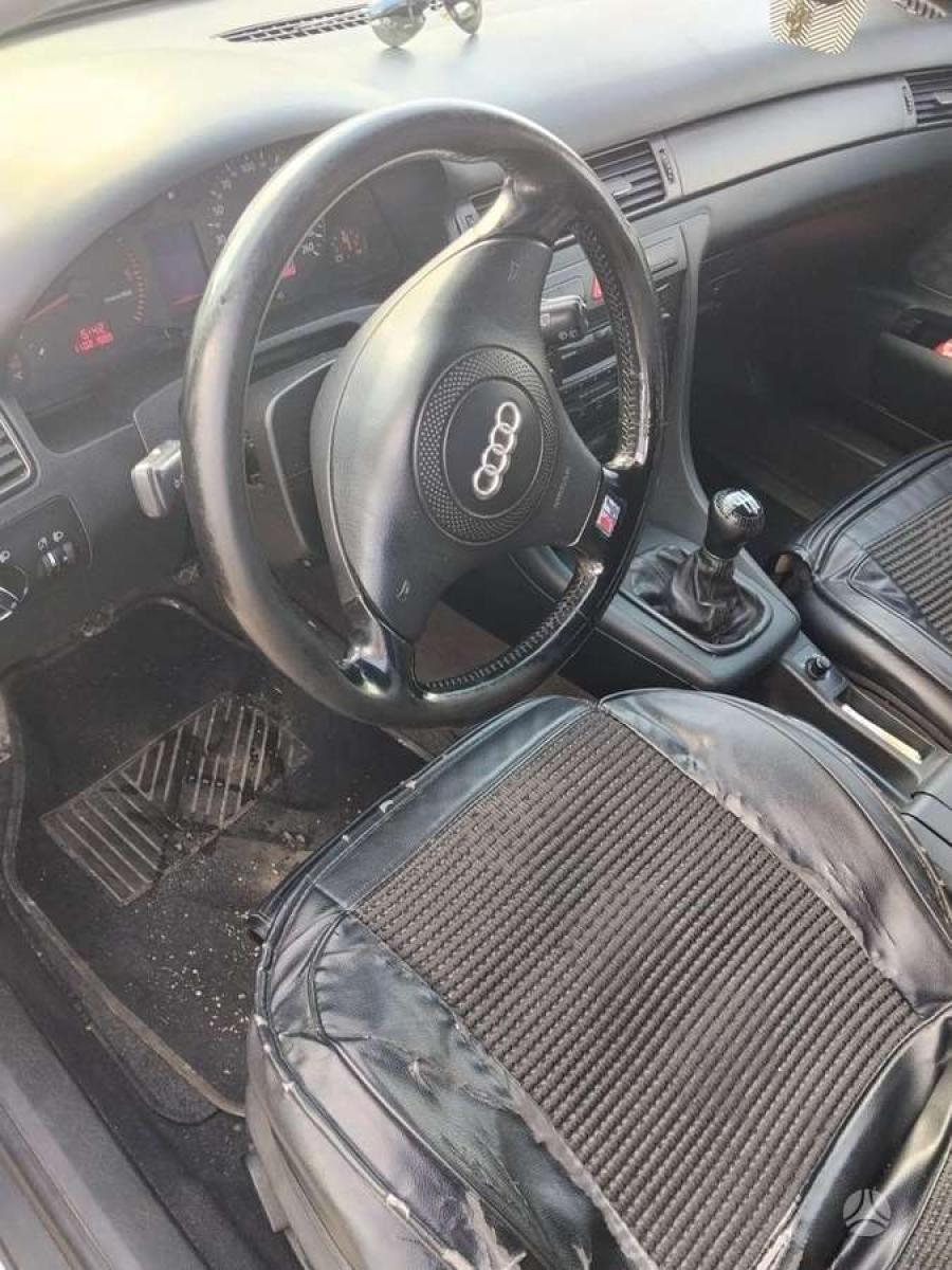 Black Audi A6 2000 in Siauliai, with an engine capacity of 2.50 L and mileage of 311 thousand km for 850 €, photo 13 on AUTOMOTO.COM.LV
