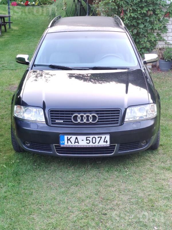 Black Audi A6 2001 in Tukums, with an engine capacity of 2.50 L and mileage of 335 thousand km for 1900 €, photo 3 on AUTOMOTO.COM.LV