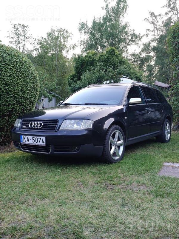 Black Audi A6 2001 in Tukums, with an engine capacity of 2.50 L and mileage of 335 thousand km for 1900 €, photo 4 on AUTOMOTO.COM.LV
