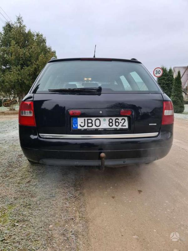 Melns Audi A6 2001 Anykščiai, ar dzinēja tilpumu 2.50 L un nobraukumu 365 tūkst. km par 1150 €, foto 2 vietnē AUTOMOTO.COM.LV
