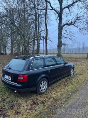 Black Audi A6 2001 in Preili, with an engine capacity of 2.50 L and mileage of 281 thousand km for 987 €, photo 2 on AUTOMOTO.COM.LV