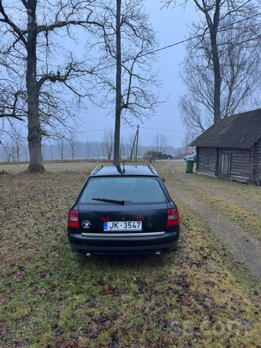 Black Audi A6 2001 in Preili, with an engine capacity of 2.50 L and mileage of 281 thousand km for 987 €, photo 3 on AUTOMOTO.COM.LV