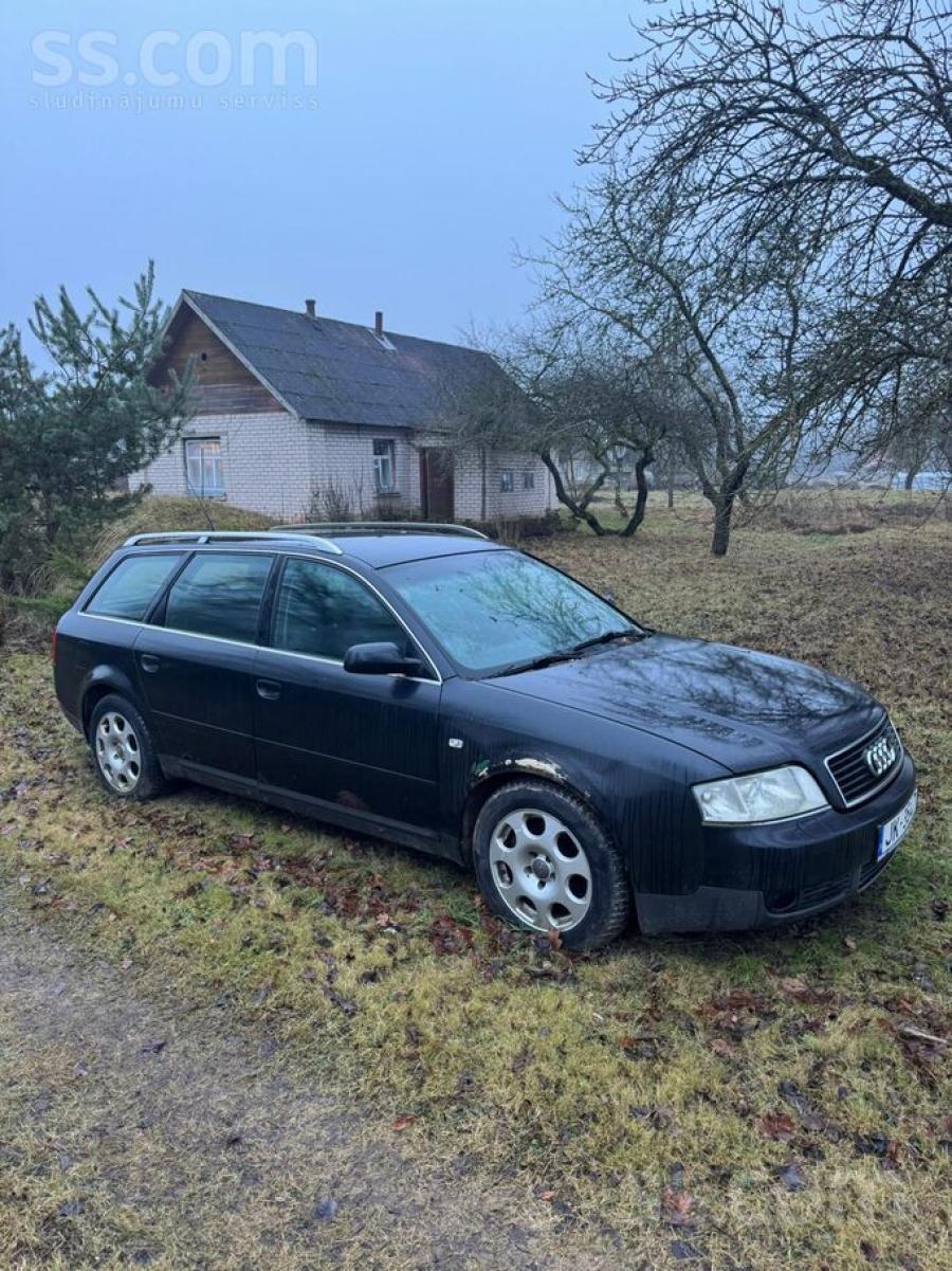Black Audi A6 2001 in Preili, with an engine capacity of 2.50 L and mileage of 281 thousand km for 987 €, photo 4 on AUTOMOTO.COM.LV
