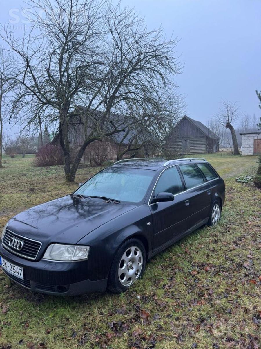 Black Audi A6 2001 in Preili, with an engine capacity of 2.50 L and mileage of 281 thousand km for 987 €, photo 5 on AUTOMOTO.COM.LV
