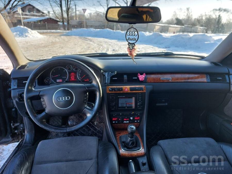 Melns Audi A6 2001 Dobele, ar dzinēja tilpumu 2.50 L un nobraukumu 356 tūkst. km par 2950 €, foto 19 vietnē AUTOMOTO.COM.LV