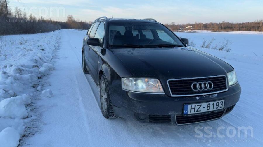 Black Audi A6 2001 in Rezekne, with an engine capacity of 2.50 L and mileage of 363 thousand km for 1500 €, photo 2 on AUTOMOTO.COM.LV